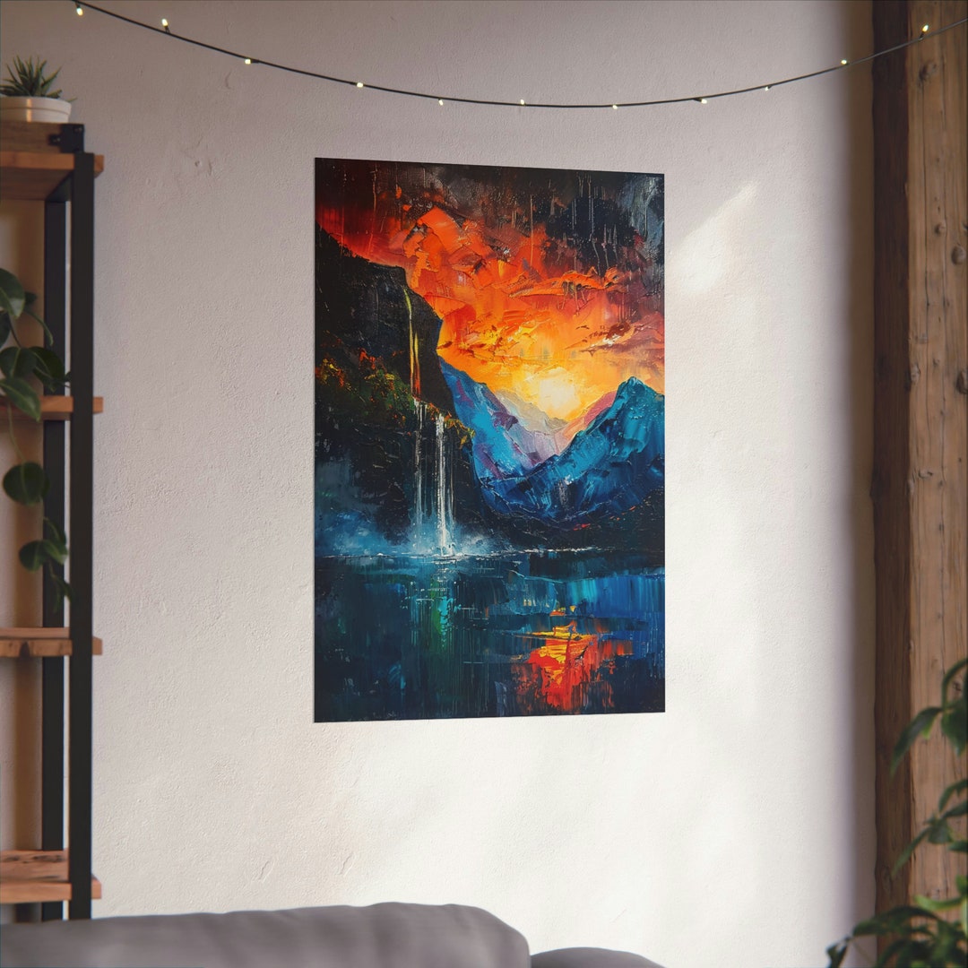 Fjord Matte Vertical Posters - Etsy