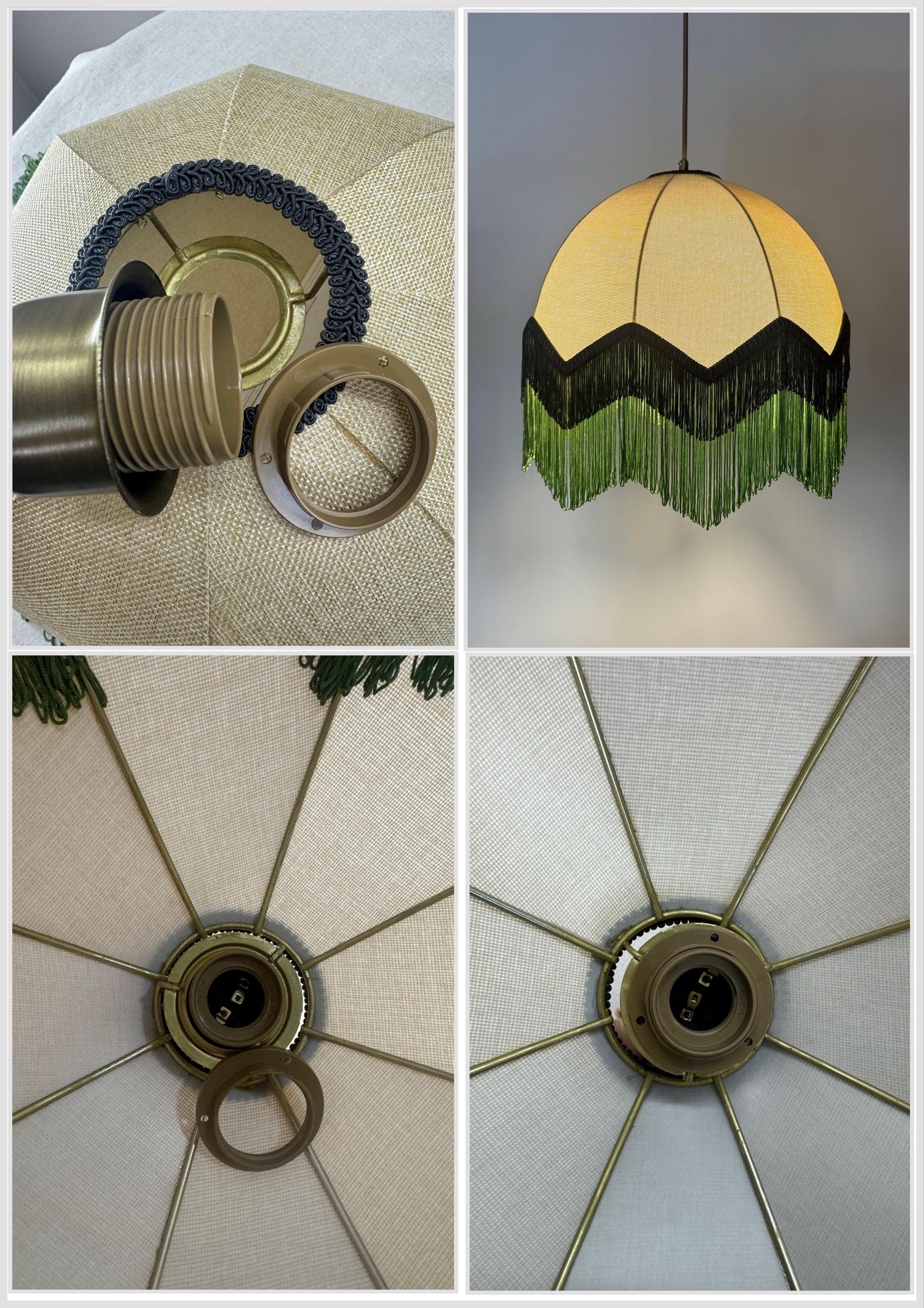 Boho Light, Tassel Pendant Ligting, Boho Fringe Chandelier, Cotton ...