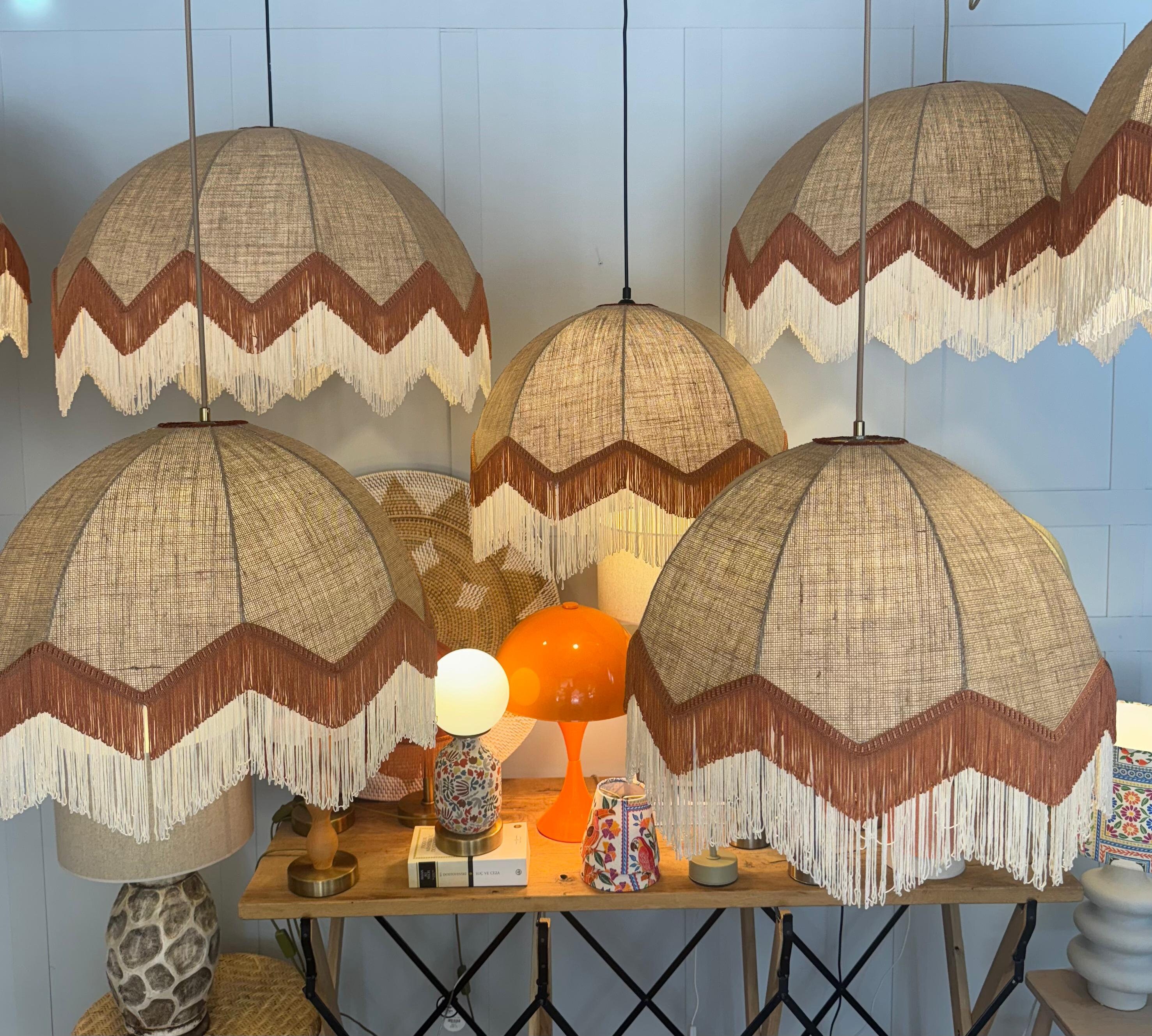 Boho Light, Chandelier, Light, Lampsadeboho Light, Tassel Pendant ...