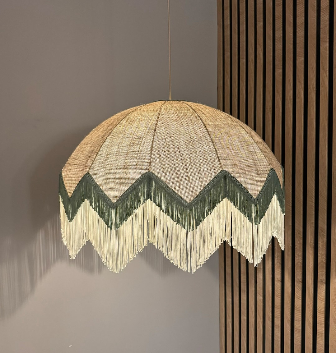 Chandelier, Light, Lampsade;boho Light, Tassel Pendant Ligting, Boho ...