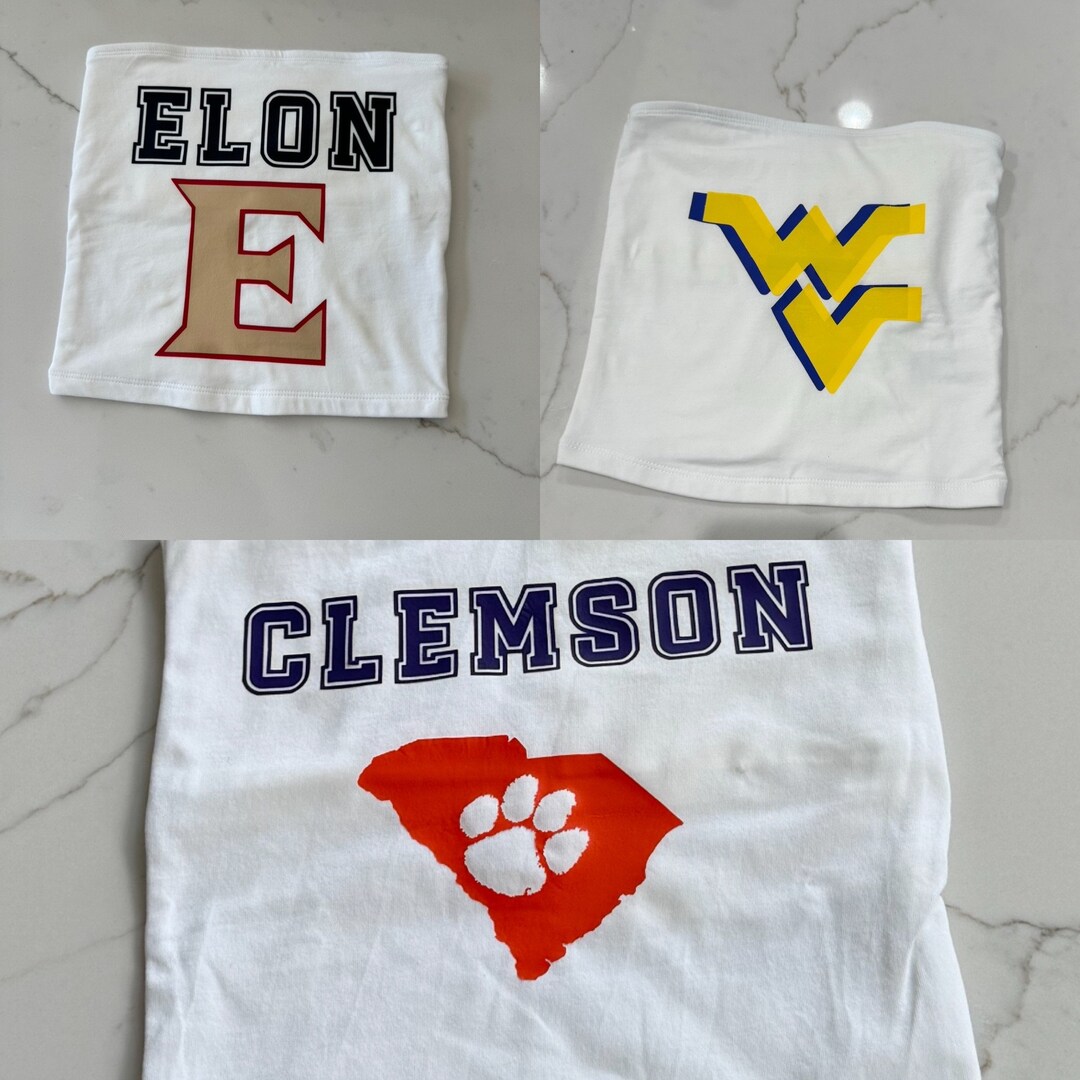 Custom College Logo Tube Top - Etsy