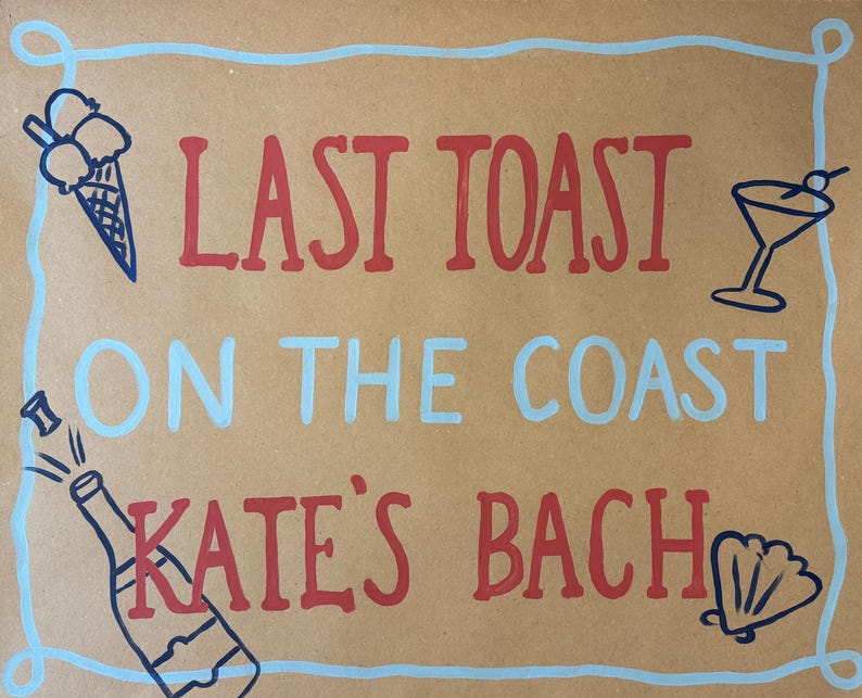 Bach Party Painted Sign - Etsy