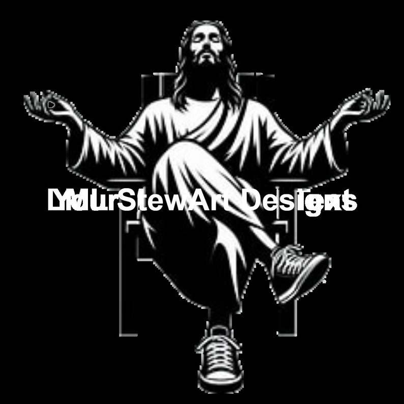 Jesus Zen Printable PNG Clipart / Jesus Christ Clipart / Christian ...