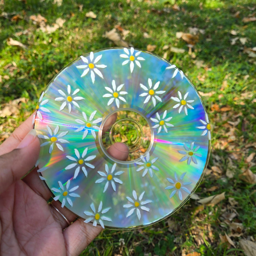 Daisy Painted CD - Etsy