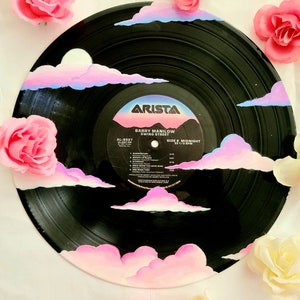 Cloud Painted Record - Etsy
