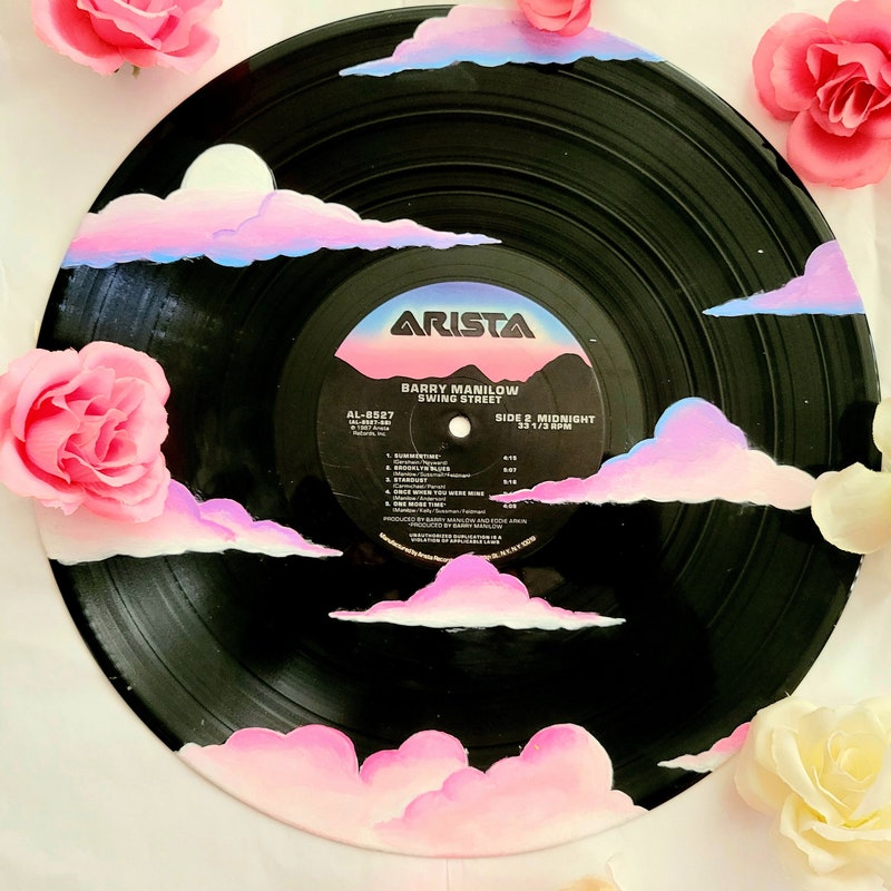 Painted Record - Etsy