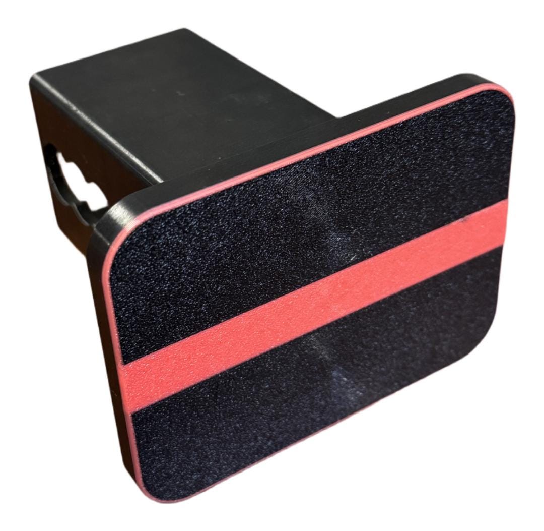 Thin Red Line Trailer Hitch Cover - Etsy