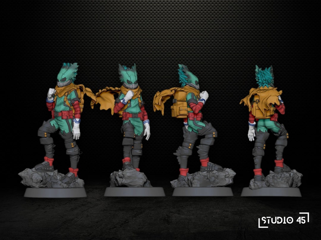 Stl File Deku Izuku Midoriya My Hero Academia Digital File for 3D ...