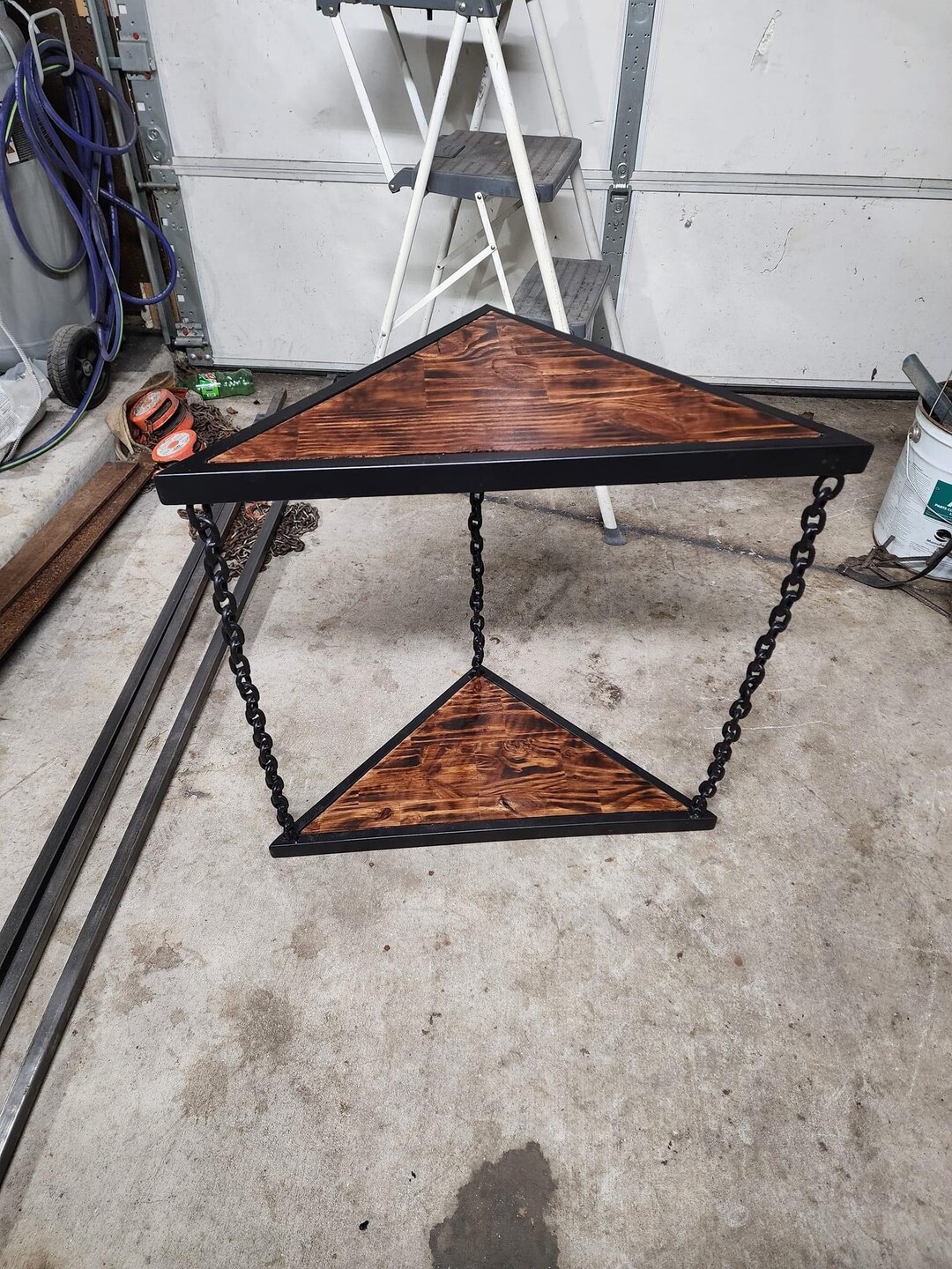 Welded Chain Corner Shelf - Etsy