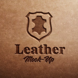 Custom Digital Embossed Leather Logo - Etsy