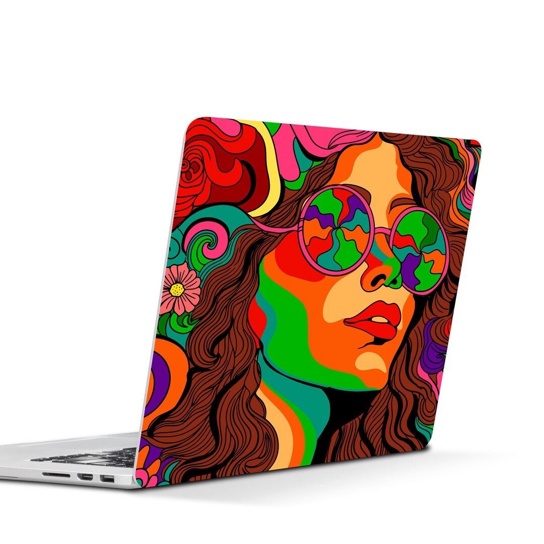 Psychedelic Vision Laptop Skin: UNIVERSAL Laptop Skin, Full Coverage ...
