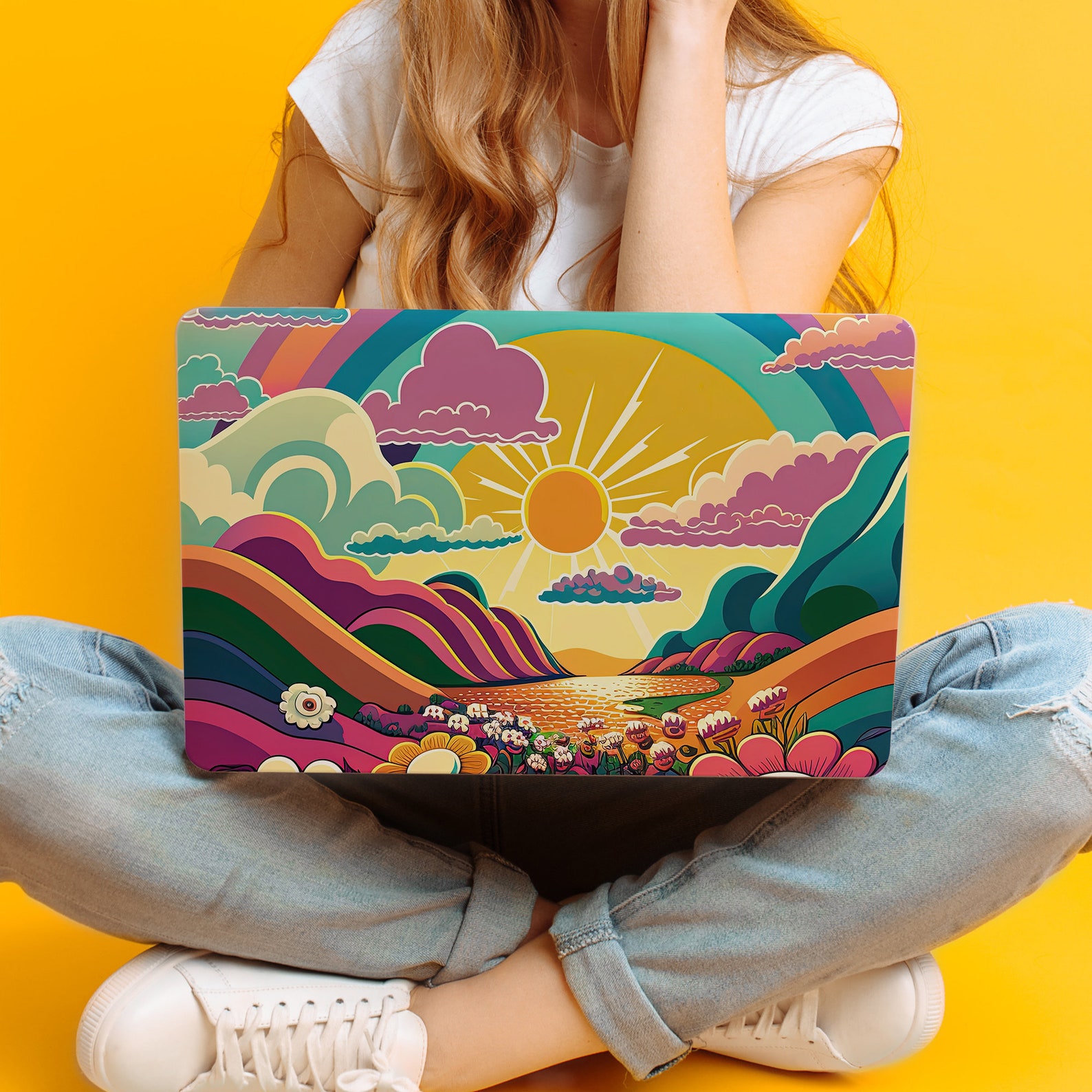 Vivid Daydream Laptop Skin: UNIVERSAL Laptop Skin, Full Coverage ...