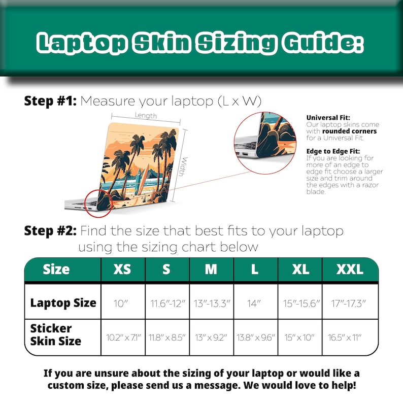 Aqua Groove Laptop Skin: UNIVERSAL Laptop Skin, Full Coverage ...