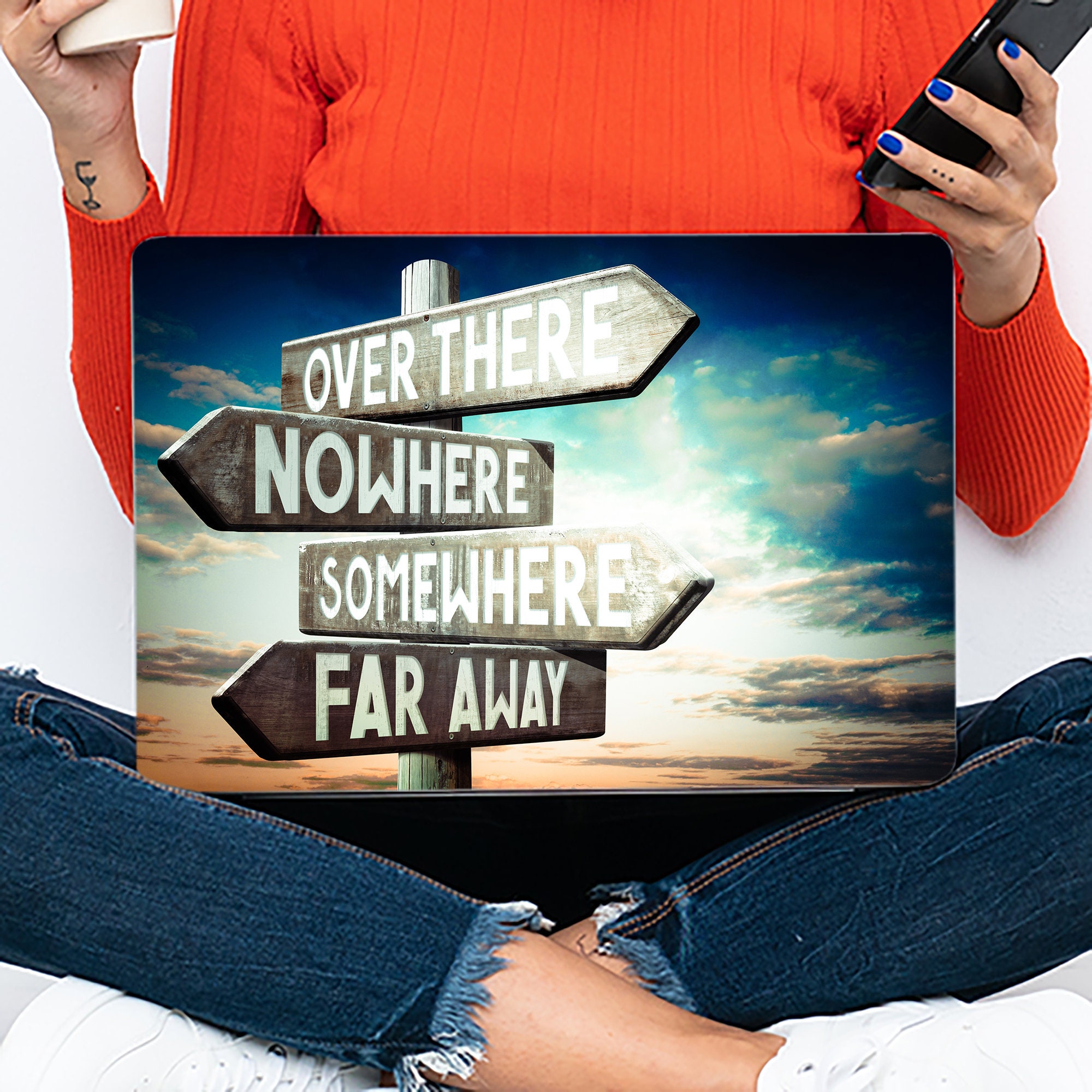 Crossroads of Dreamers Laptop Skin: UNIVERSAL Laptop Skin, Full ...