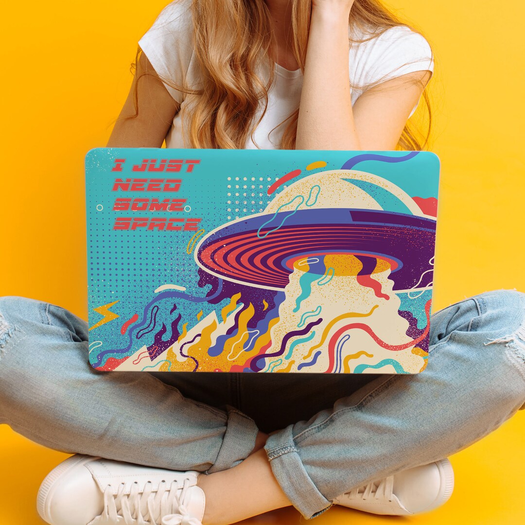 Retro Galactic Laptop Skin: UNIVERSAL Laptop Skin, Full Coverage ...