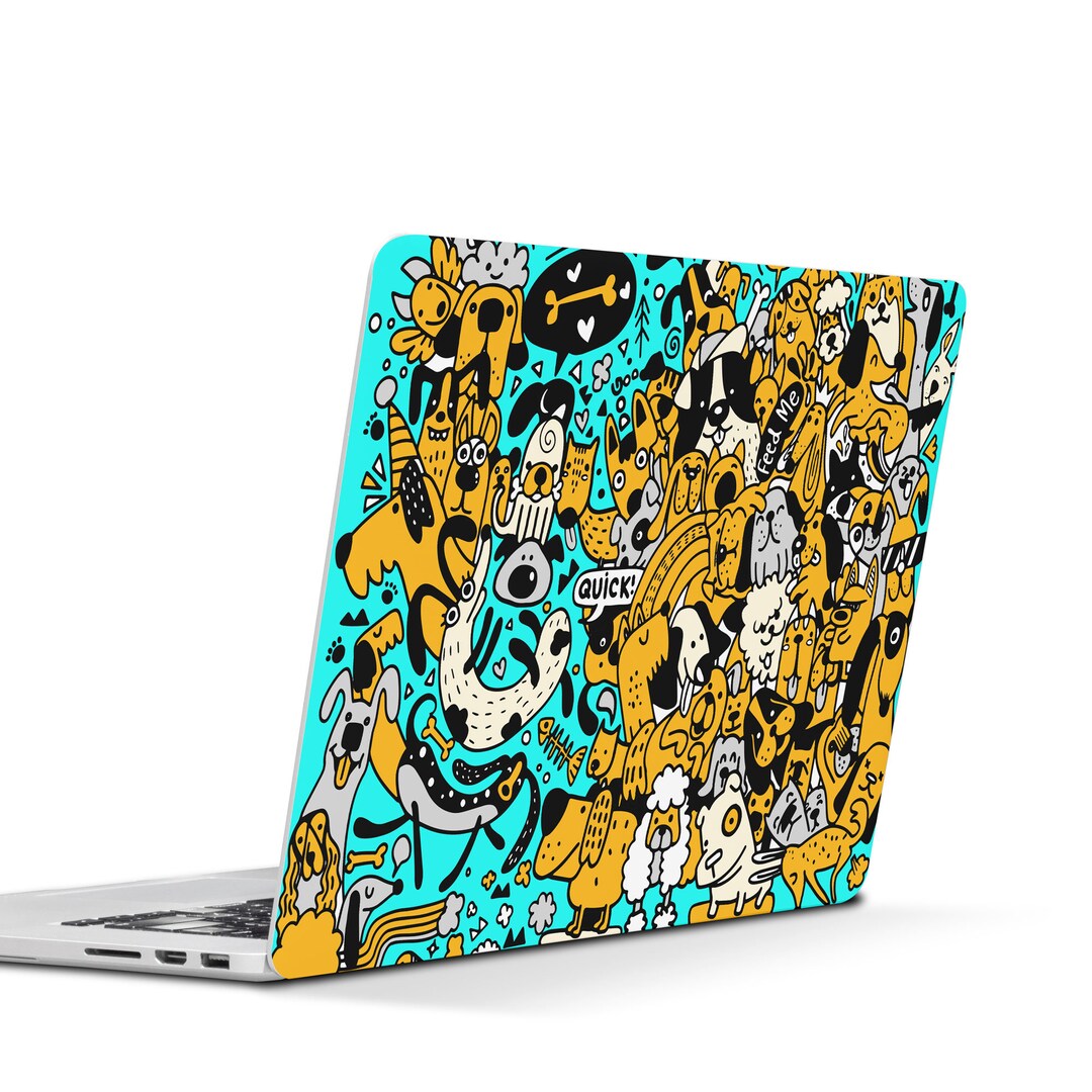 Doodle Pals Laptop Skin: UNIVERSAL Laptop Skin, Full Coverage ...