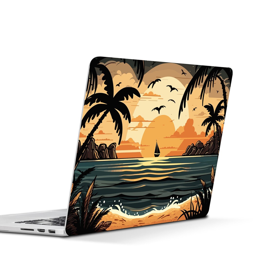 Escape to Paradise Laptop Skin: UNIVERSAL Laptop Skin, Full Coverage ...