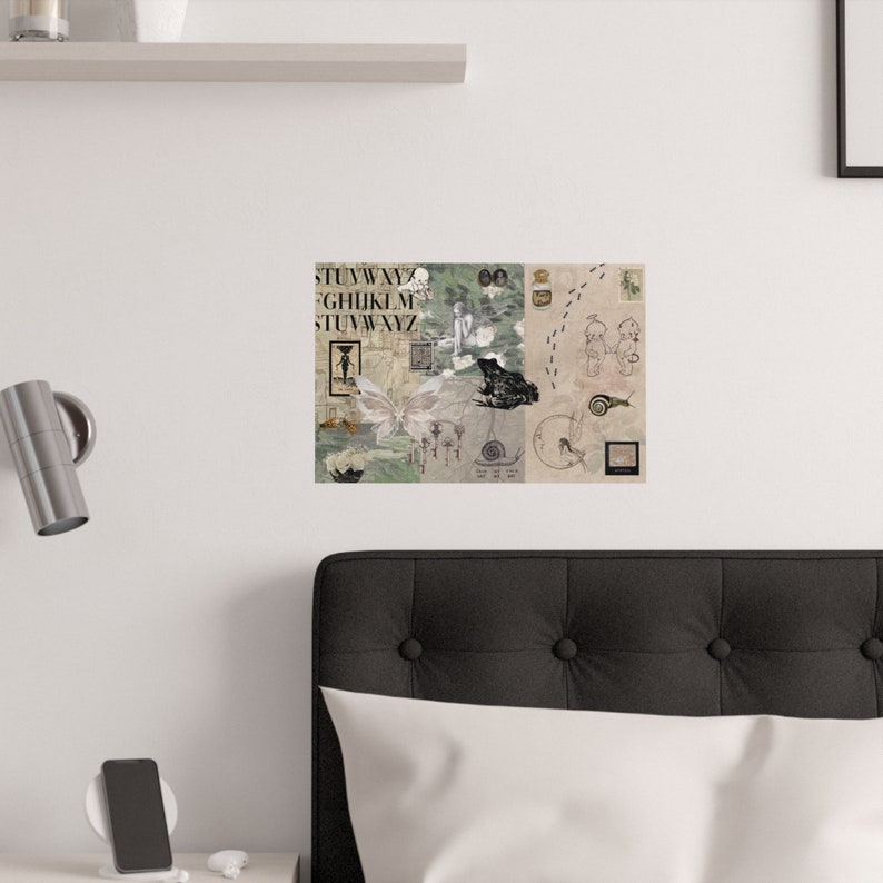 Fairy Forest Core Collage Poster, Cottage Core, Whimsical Aesthetic ...