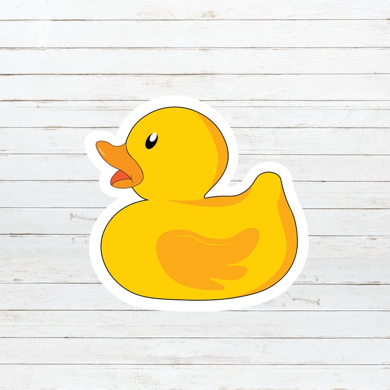 Rubber Duck Sticker - Etsy