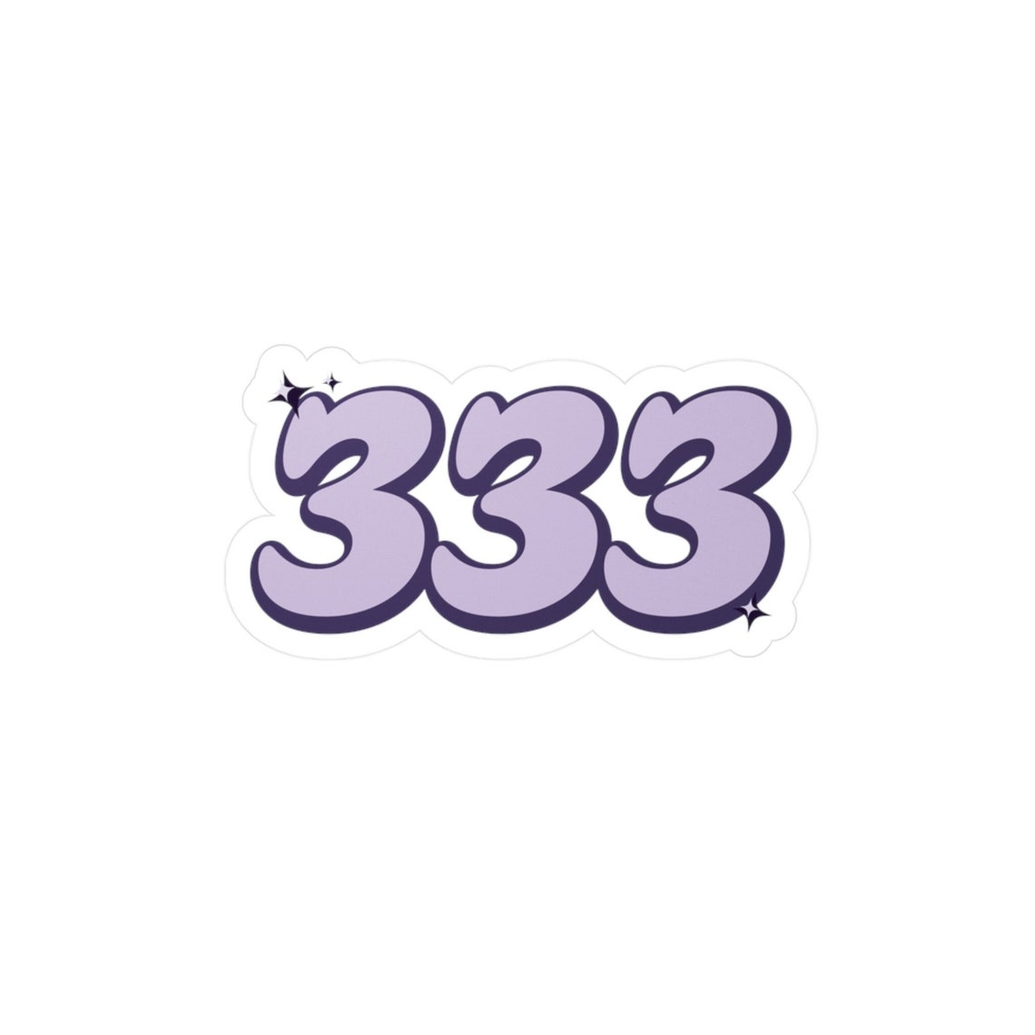 333 Angel Number Sticker, Angel Number, Spirituality, Sticker for ...