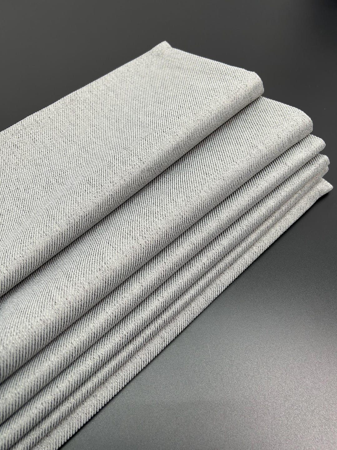 Gray Roman Shade With Classic Diagonal Pattern – 100% Blackout - Etsy