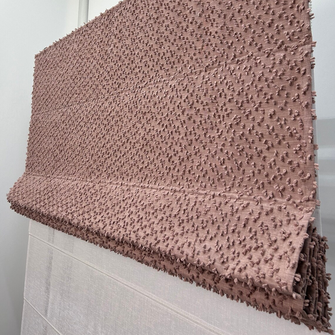Roman Blind Custom Roman Shades Living Room Curtains Pink Roman Shade ...