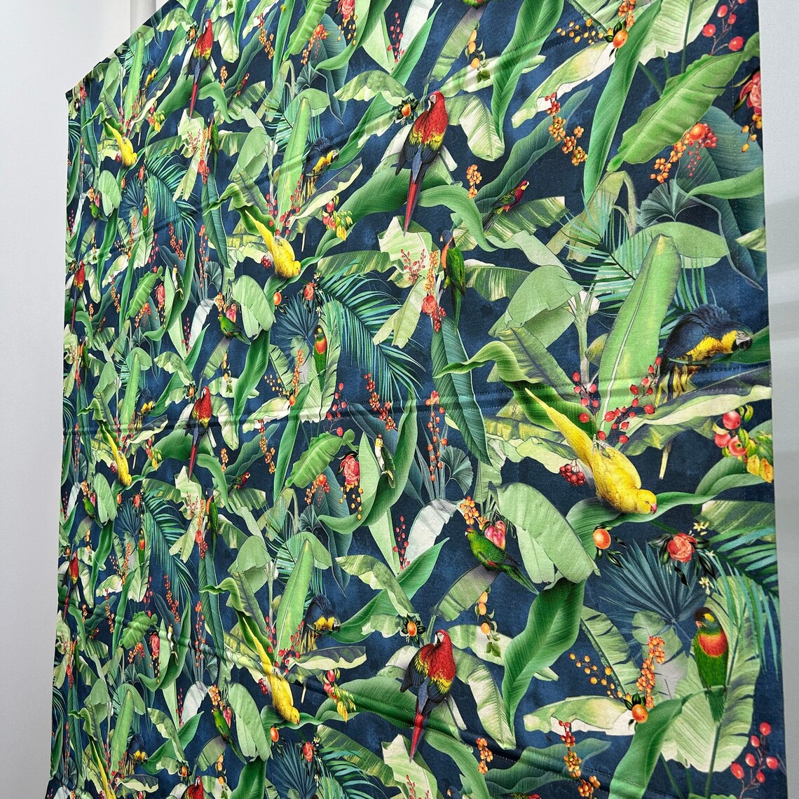 Roman Blind Floral Window Shade Bird Curtains Bird Floral Shade ...