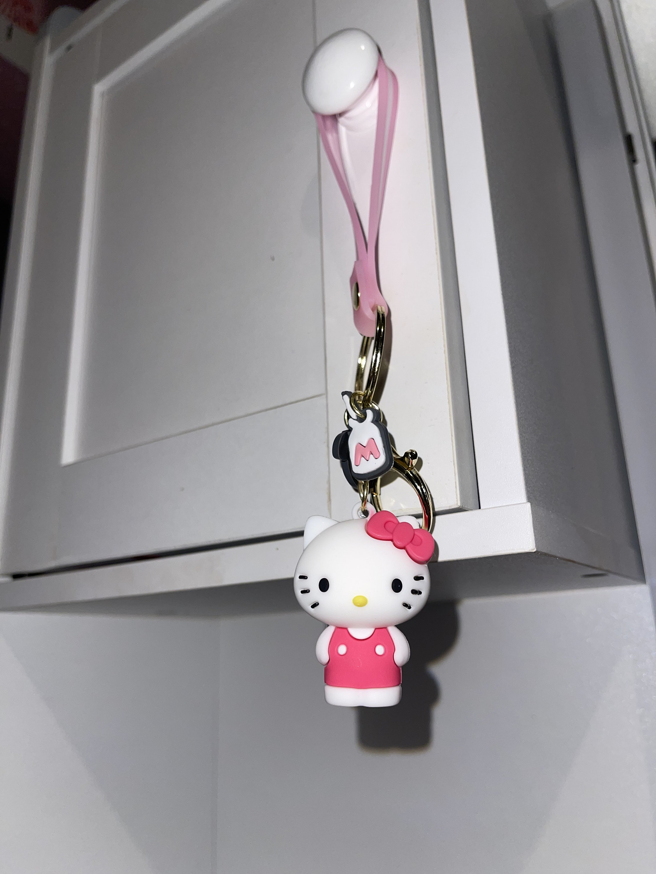 Hello Kitty Keychain - Etsy