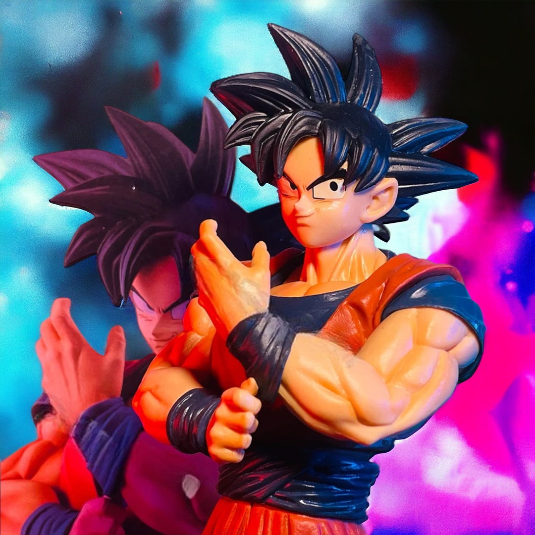 Anime Dragon Ball Z Goku Figure. Goku and Scouter Figurine PVC Statue ...