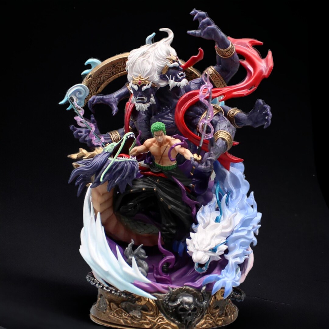 One Piece Figure Roronoa Zoro Anime Figures Action Figurines 22cm Pvc ...