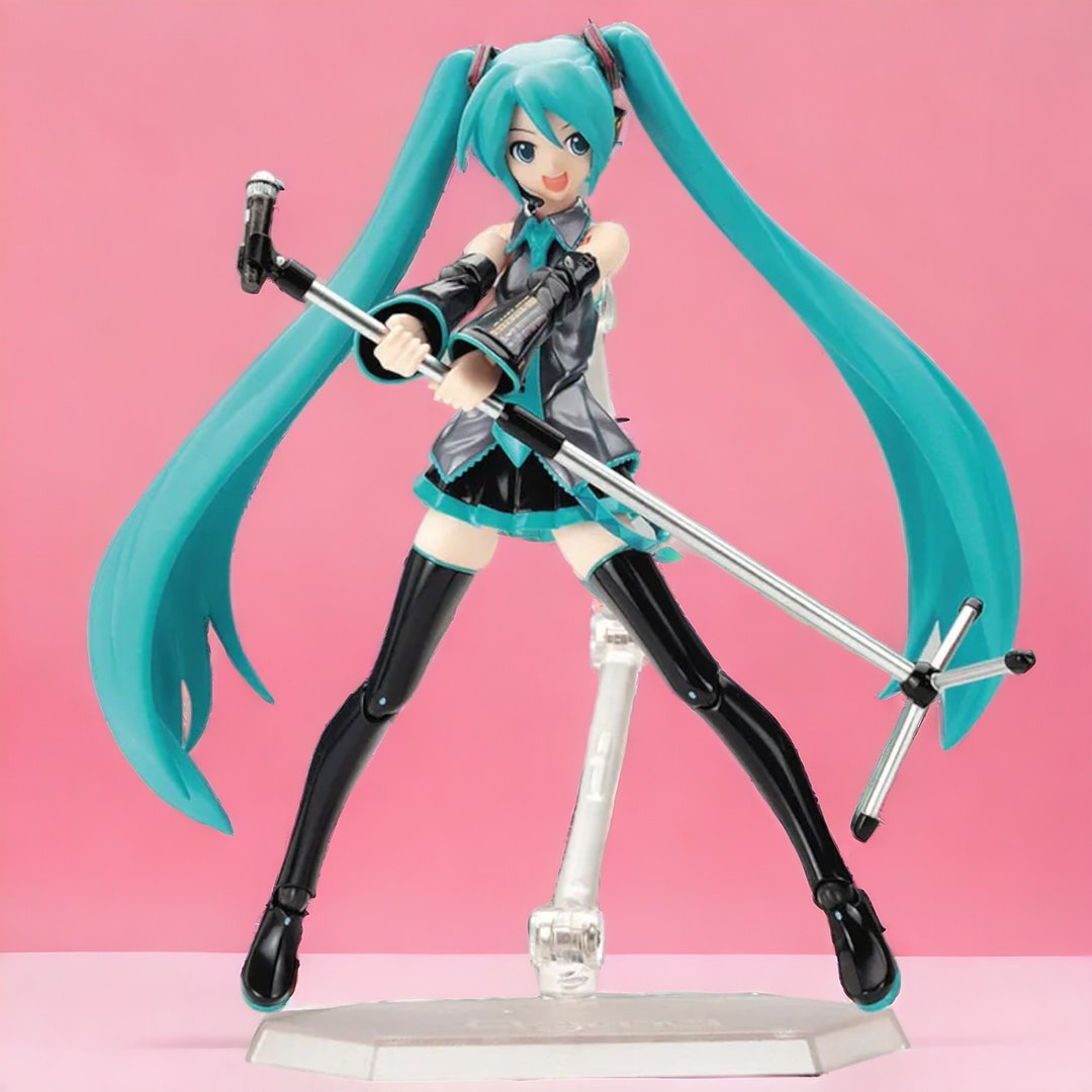 Anime FIGMA Hatsune Miku Action Figures With Movable Joints Contain the ...