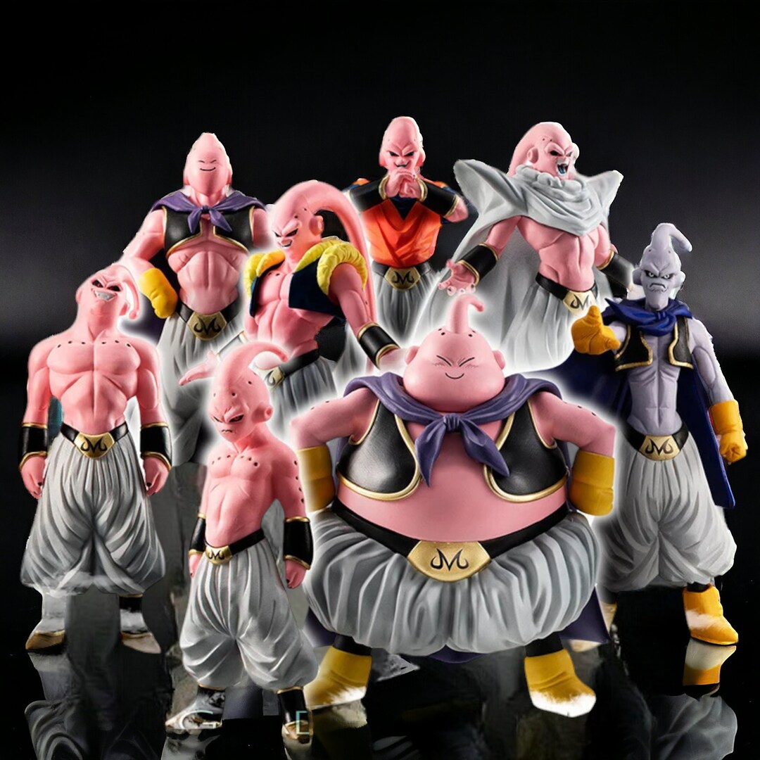 Hot 8 Pieces/set Dragon Ball Z Anime Majin Buu Fat Buu PVC Action ...