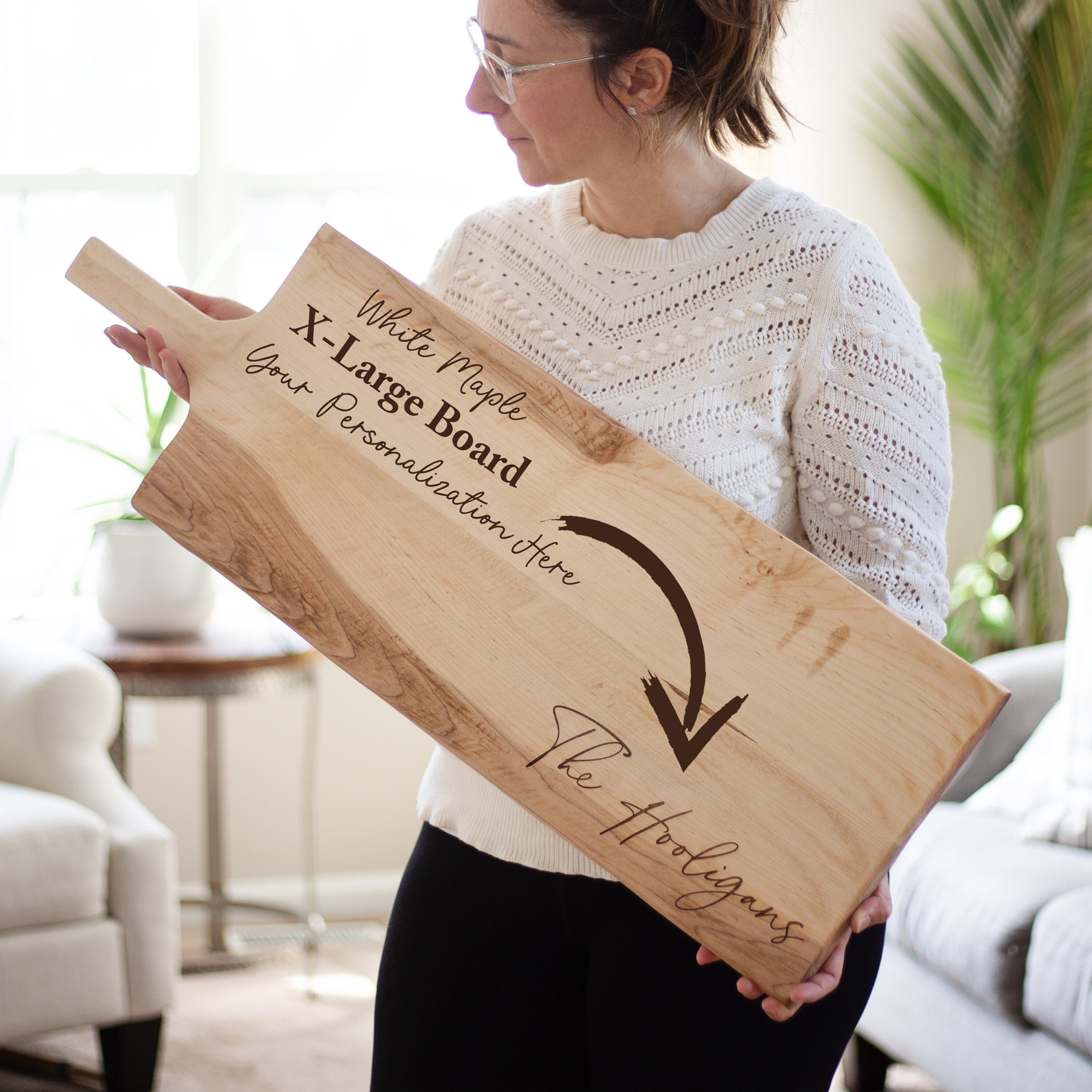 Personalized Charcuterie Board Extra Large, Meat & Cheese Board ...