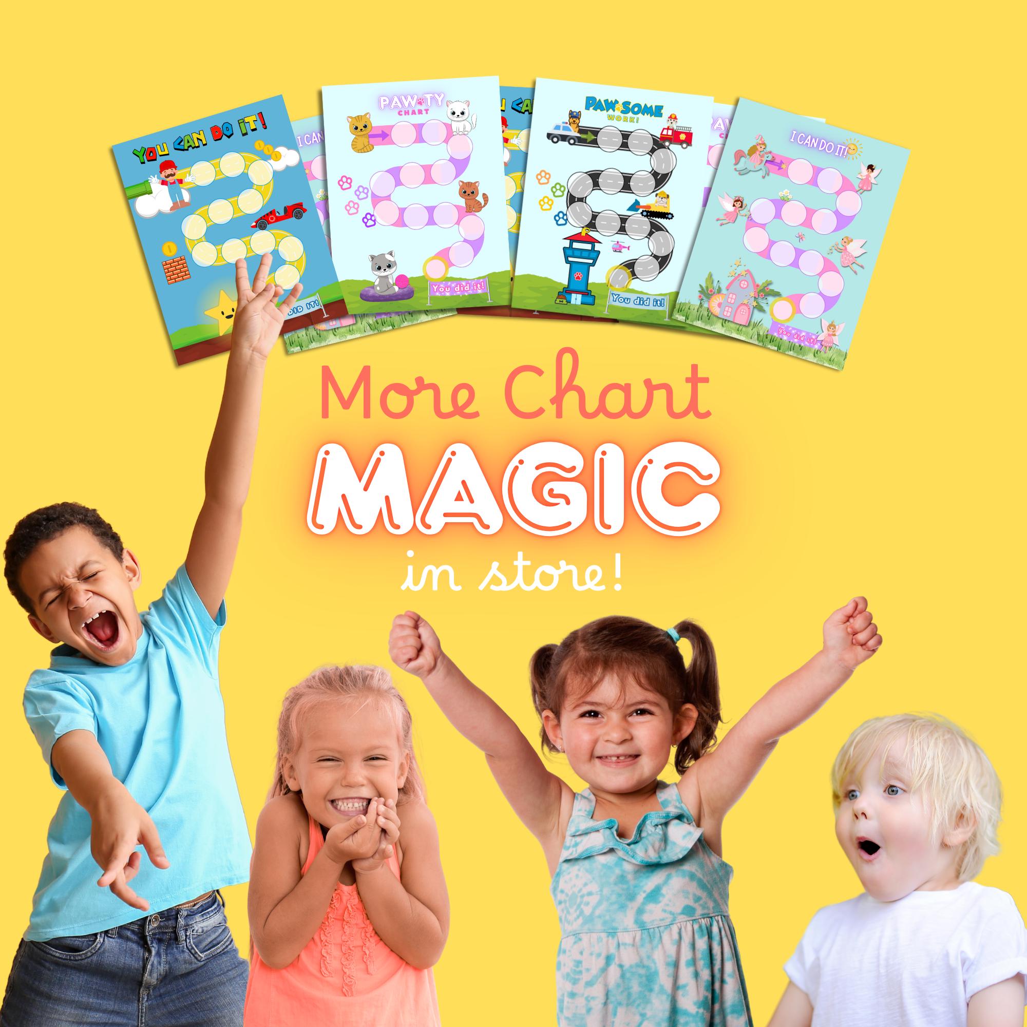 Kitty Reward Chart, Printable Potty Training Chart for Toddlers, Animal ...