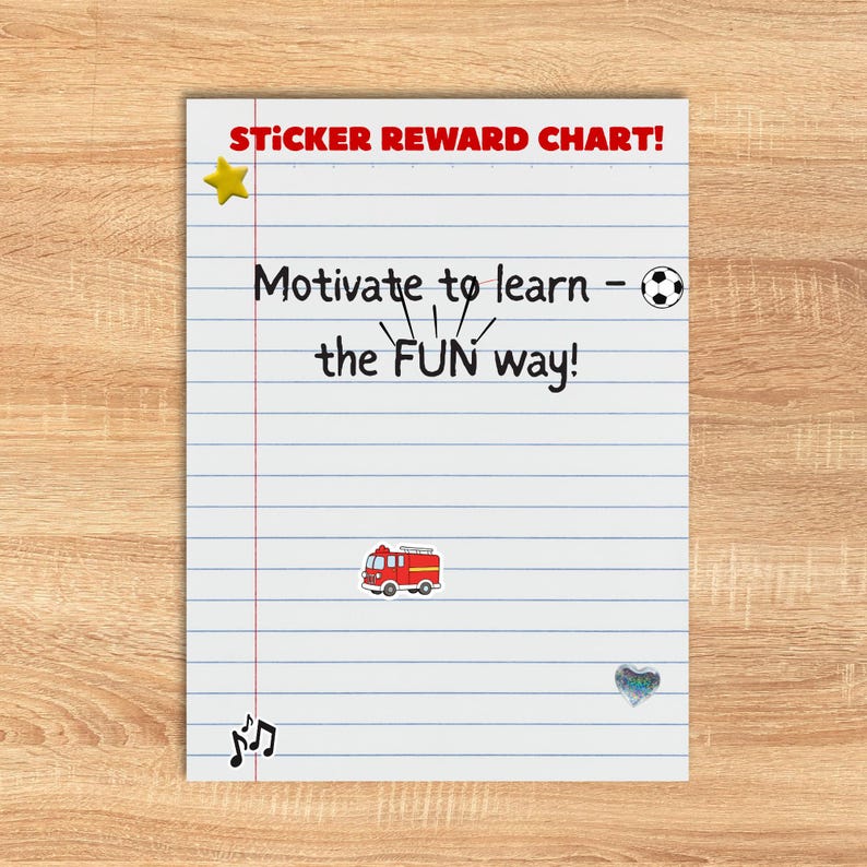 Block Fun Reward Chart, Printable Potty Training Chart for Toddlers ...