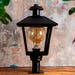Colonial Outdoor Post Light Fixture, Antique Farmhouse Pillar Lantern ...