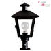 Colonial Outdoor Post Light Fixture, Antique Farmhouse Pillar Lantern ...