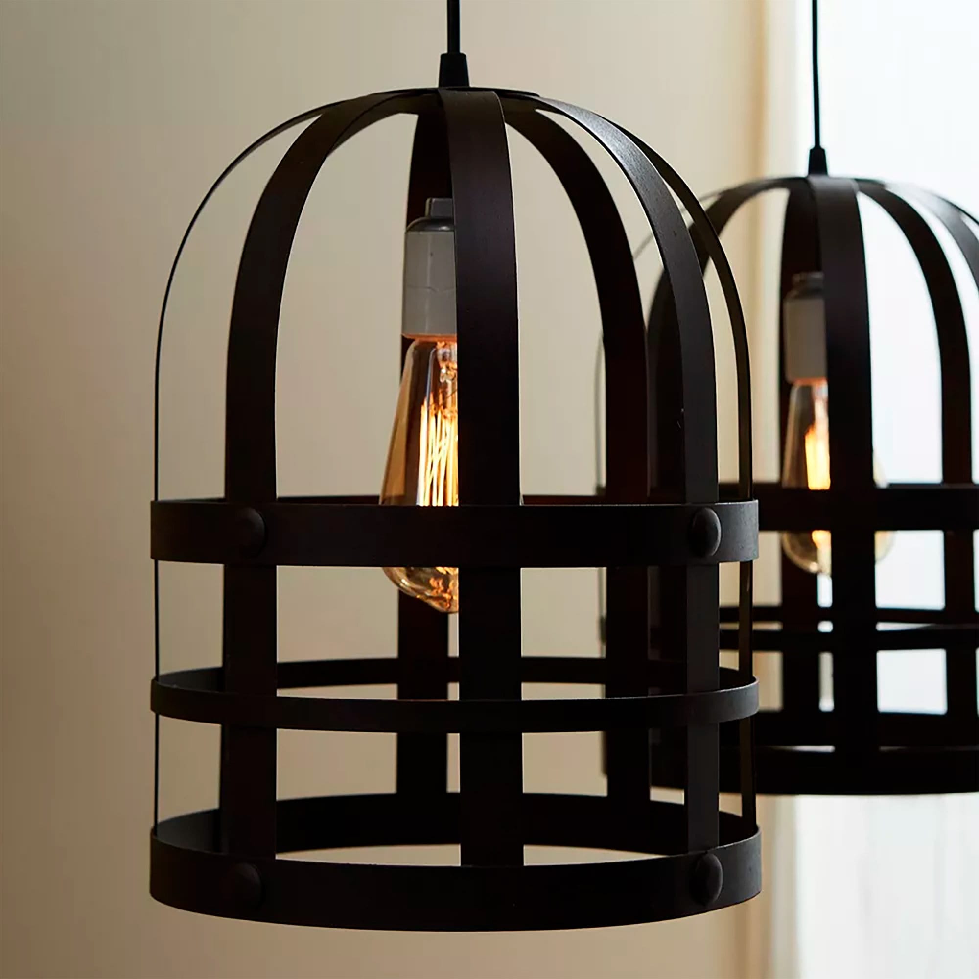 Ancient Medieval Style Iron Double Pendant Light European Middle Ages ...