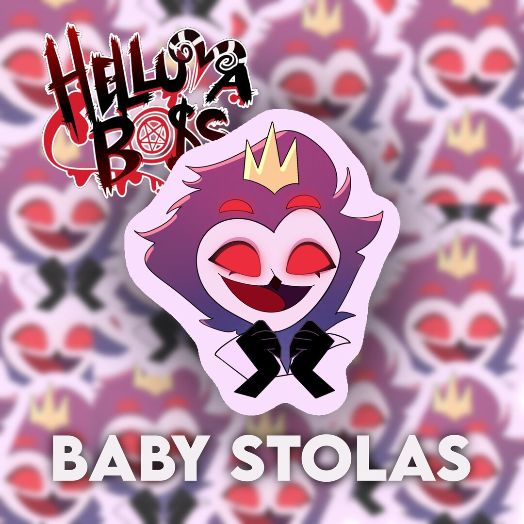 3 Inch Child Stolas Sticker , Helluva Boss Matt Vinyl Die Cut Sticker ...