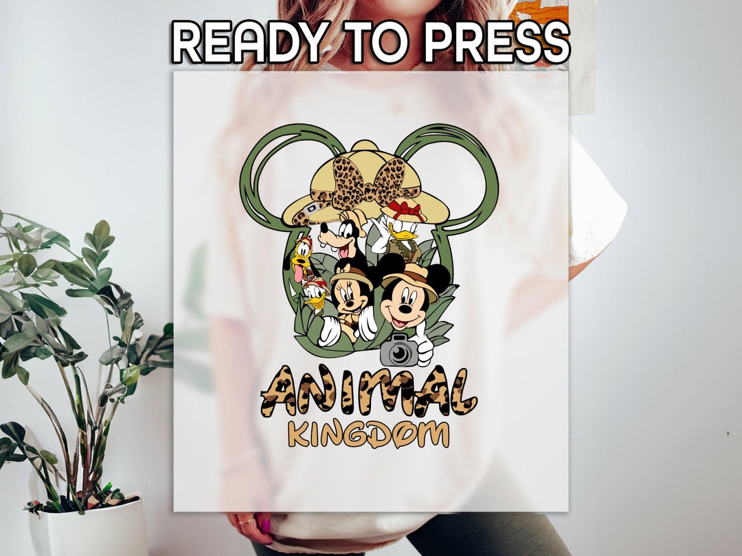 Animal Kingdom Ready to Press DTF, Disney Vacation Print, Heat Press ...