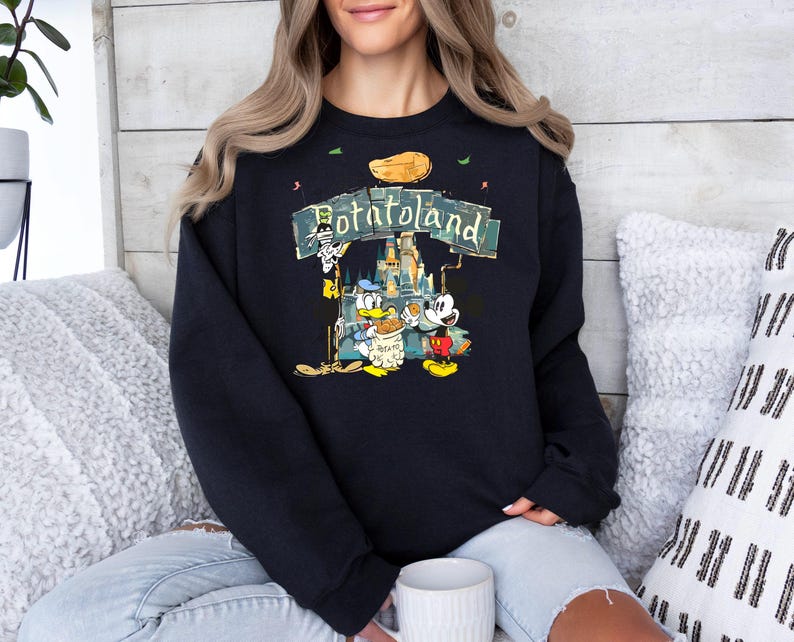 Disney Potatoland DTF, Disney Crew Print, Heat Press DTF Transfer ...
