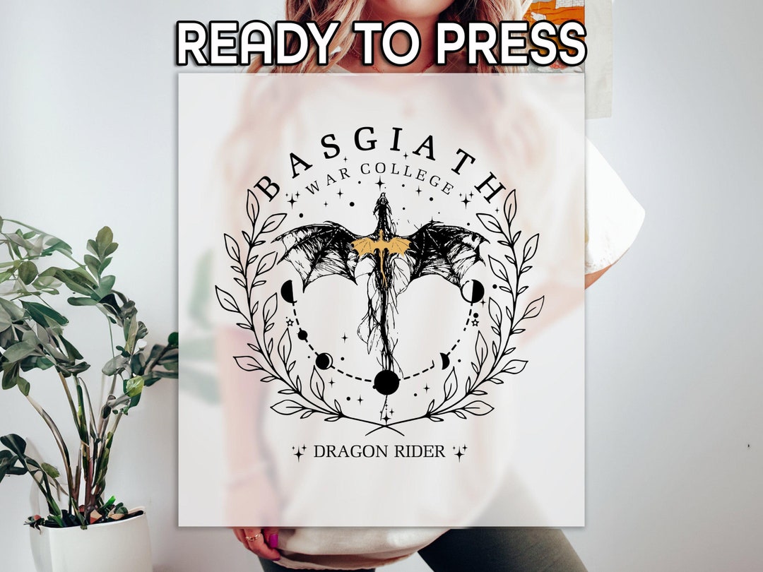 Basgiath War College Ready to Press DTF, Dragon Rider Print, Heat Press ...