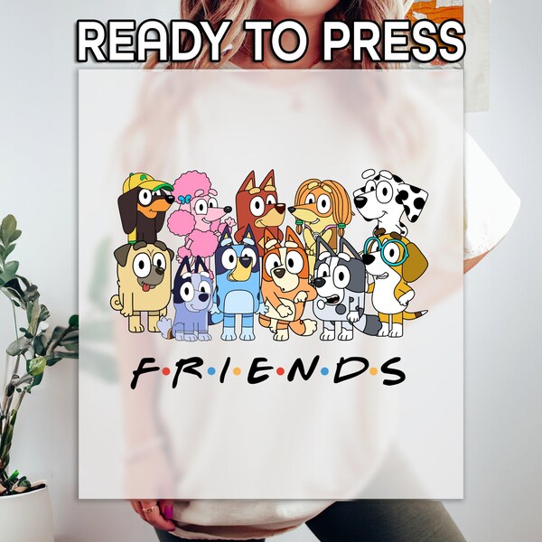 Bluey Heat Transfer - Etsy