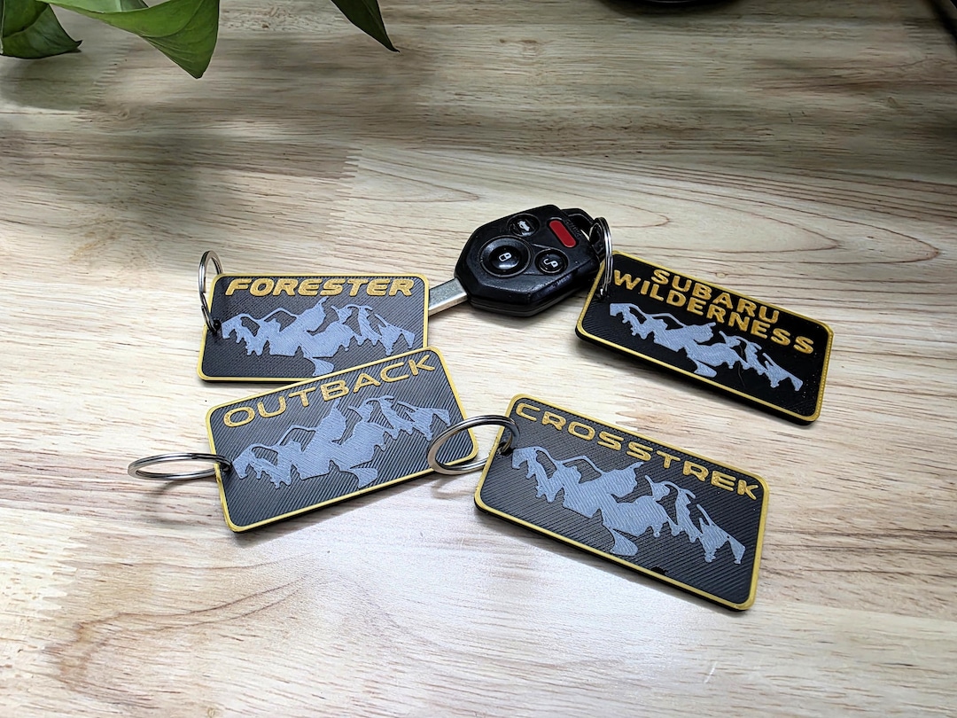 Subaru Keychain Wilderness, Outback , Crosstrek , Forester - Etsy