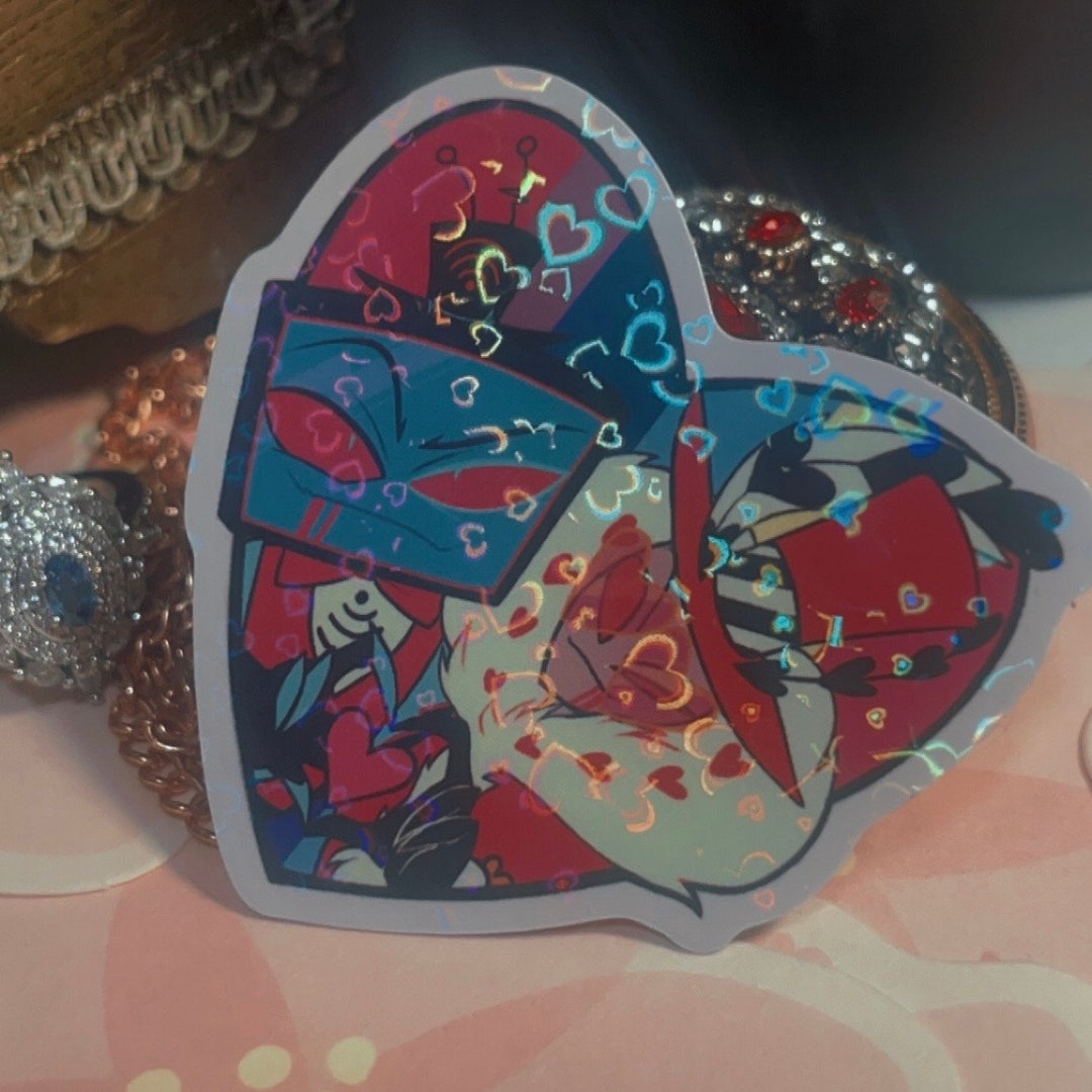 Hazbin Hotel Voxval Pride Vinyl Stickers - Etsy