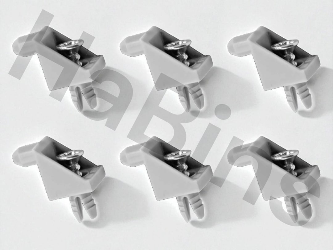 IKEA KOMPLEMENT Shelf Support Pins | Grey Brackets for PAX Wardrobe ...
