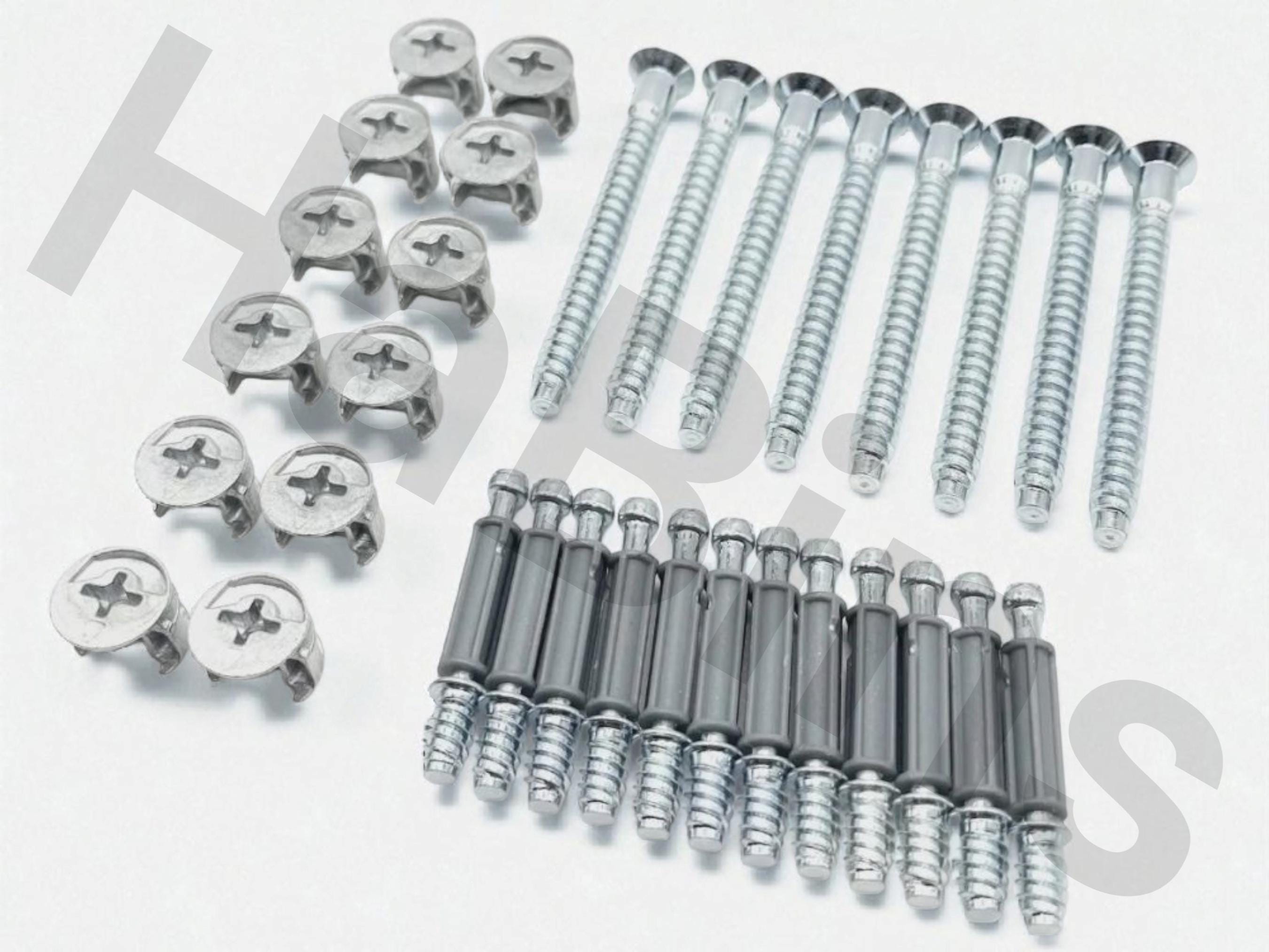 Hardware Kit for IKEA KALLAX 1x4 Shelf – Screws #104321, Dowels #118331 ...