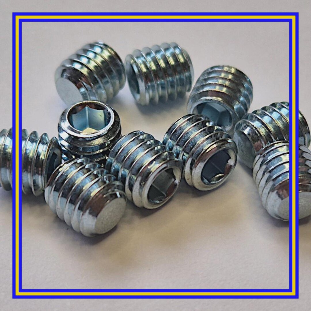 122044 - Replacement for IKEA Grub Screws 6mm X 6mm With 3mm Hex Head ...