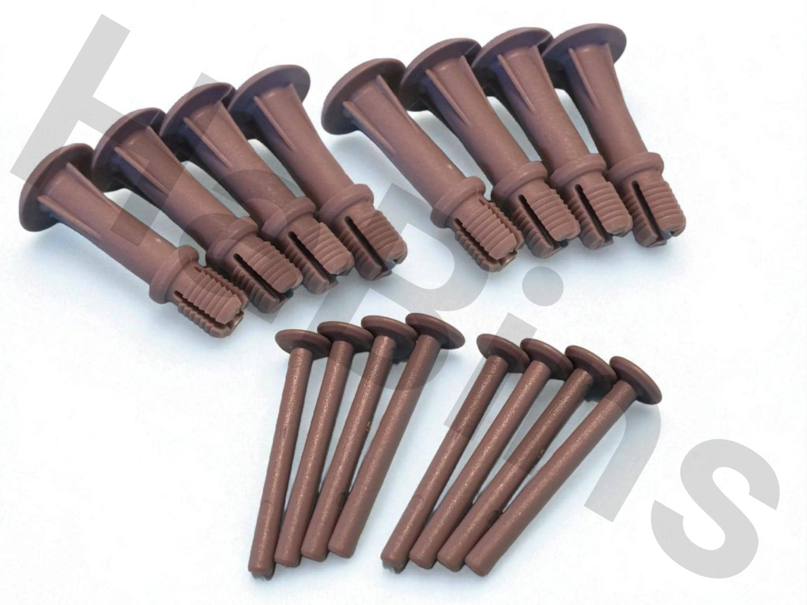 10x IKEA Large Expanding Plug and Pin | Part 130885 (130887) | Grey ...