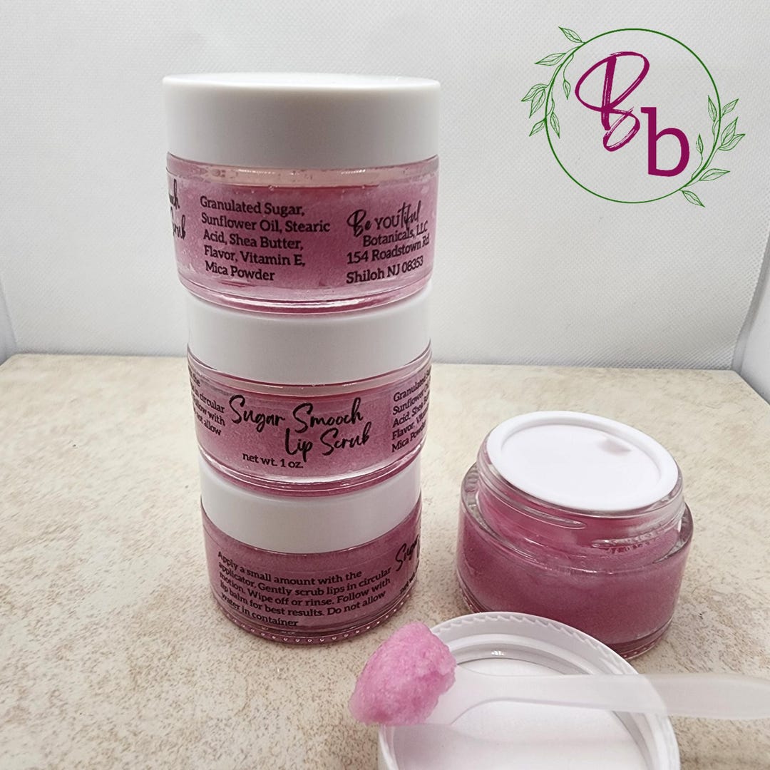Sugar Smooch Lip Scrub | Gentle Exfoliating Polish, Shea Butter ...